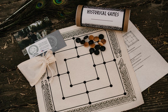 9 Men's Morris Board Game - Etsy