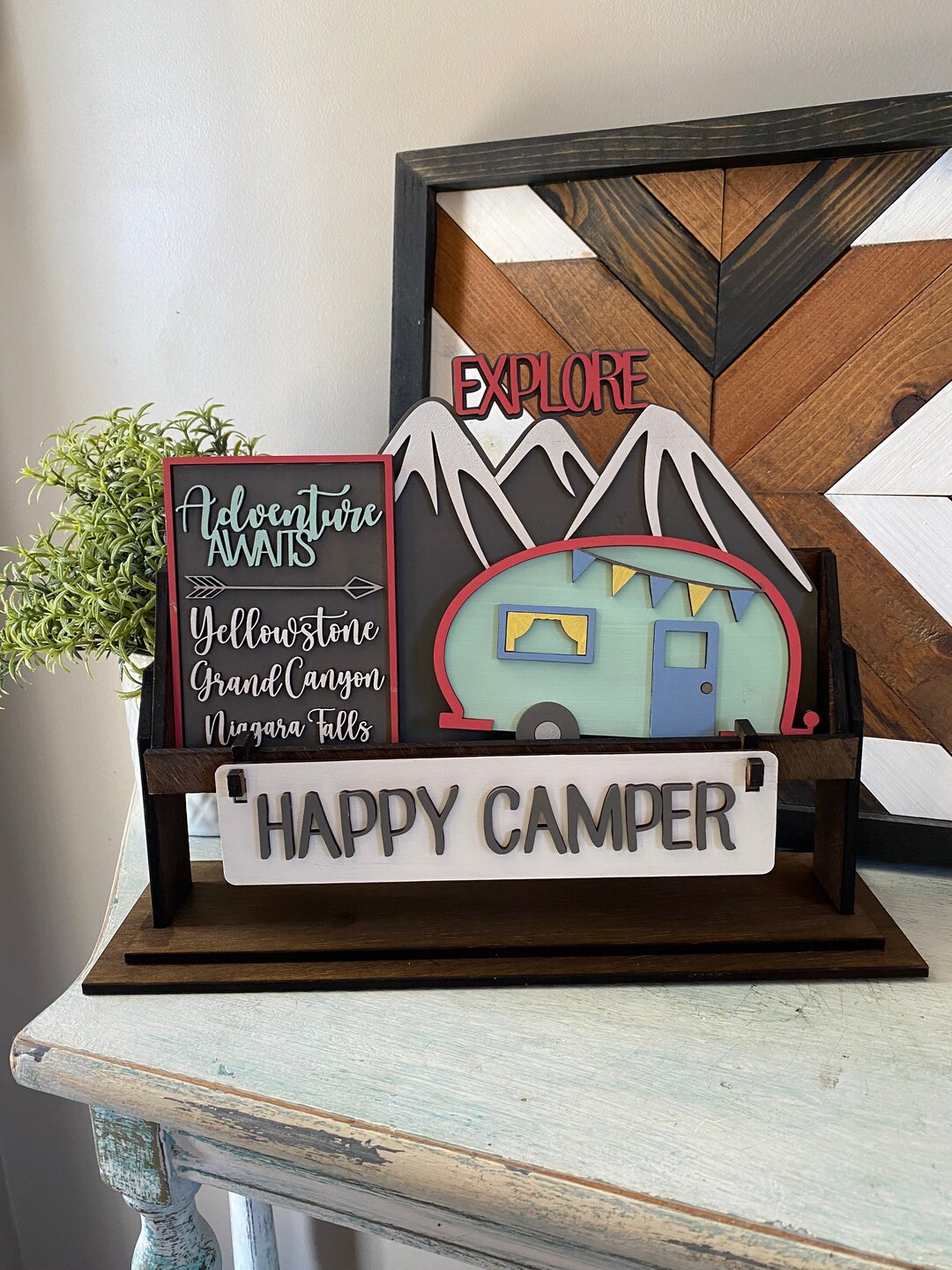 Interchangeable Bench Shelf Sitter HOME - Etsy