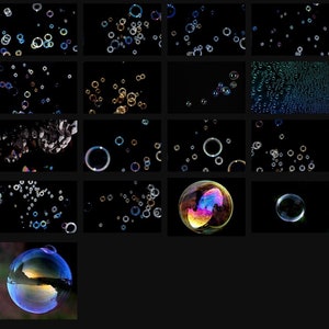 26 Transparent Bubble Overlays for Photoshop Including Single Bubbles ...