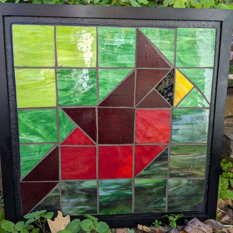 Cardinal Glass Block - Etsy
