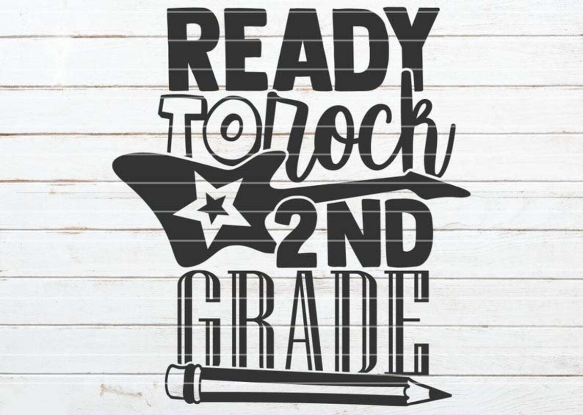 2nd Grade SVG Bundle Second Grade Shirt Print SVG Cut Files Commercial ...
