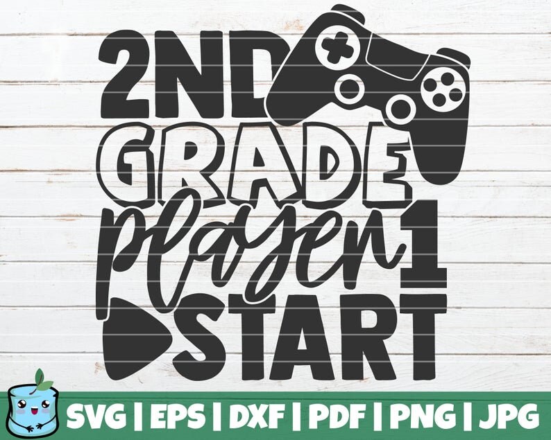 2nd Grade SVG Bundle Second Grade Shirt Print SVG Cut Files - Etsy