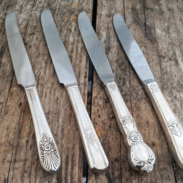 Silver Dinner Knife - Etsy