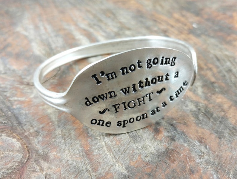 Spoonie Bracelet Vintage Silver Plated Stamped Spoon Not - Etsy Australia