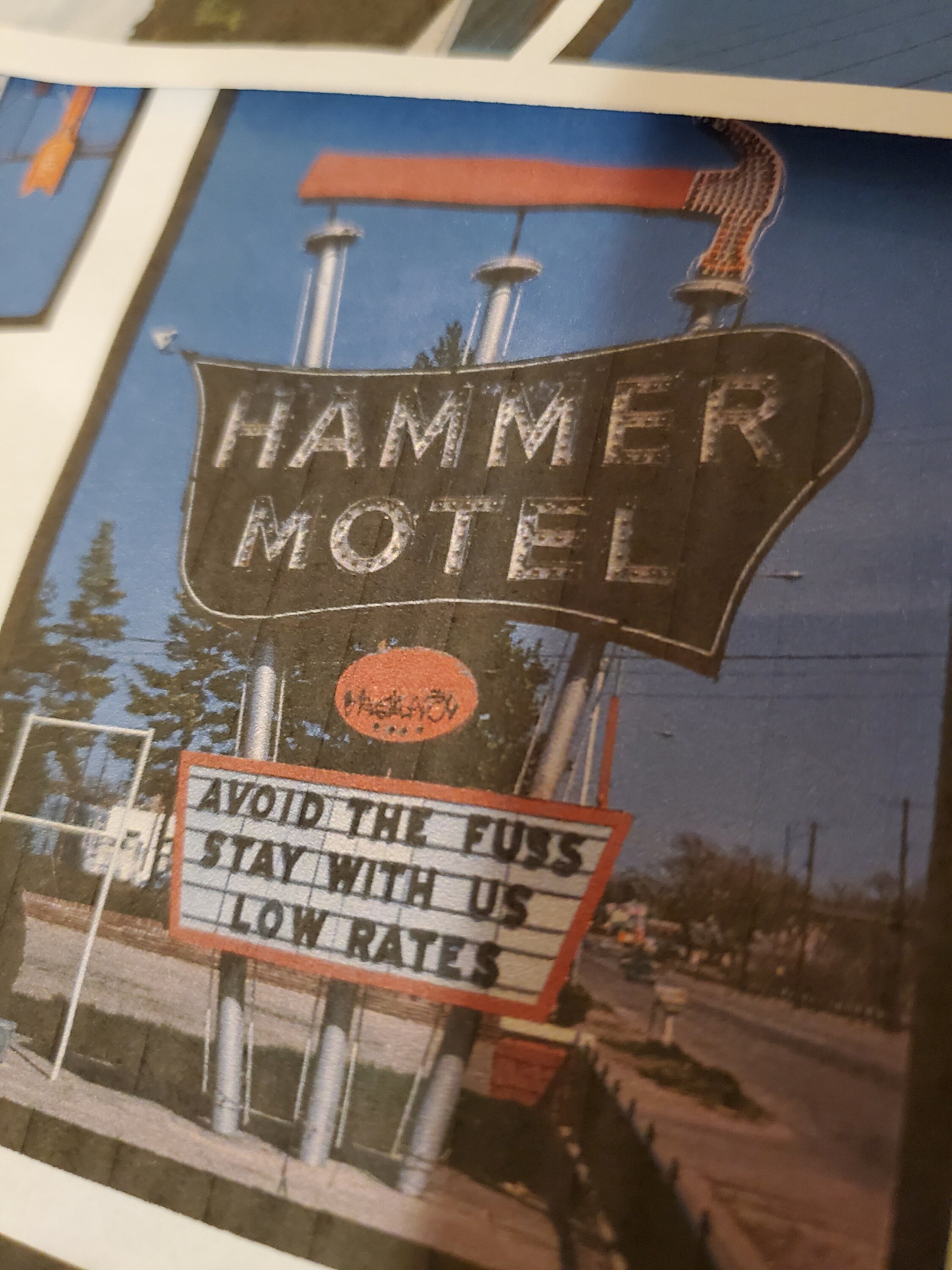 Digital Collage Sheet Motel Signs, Vintage Motel Signs, Vintage Travel ...