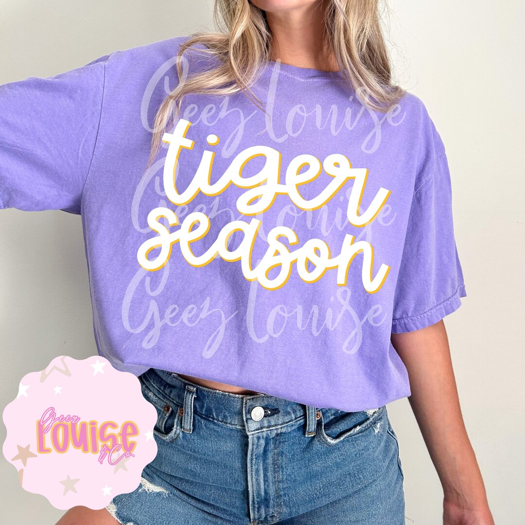 Tiger Season LSU Tiger PNG Baseball Football Digital File Only - Etsy