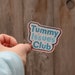 Tummy Issues Sticker Glitter Tummy Issues Club Sticker for People With ...