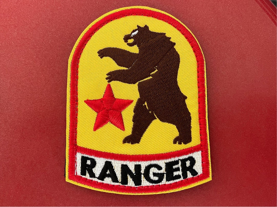NCR Ranger: Bear Patch With Hook and Loop Backing - Etsy