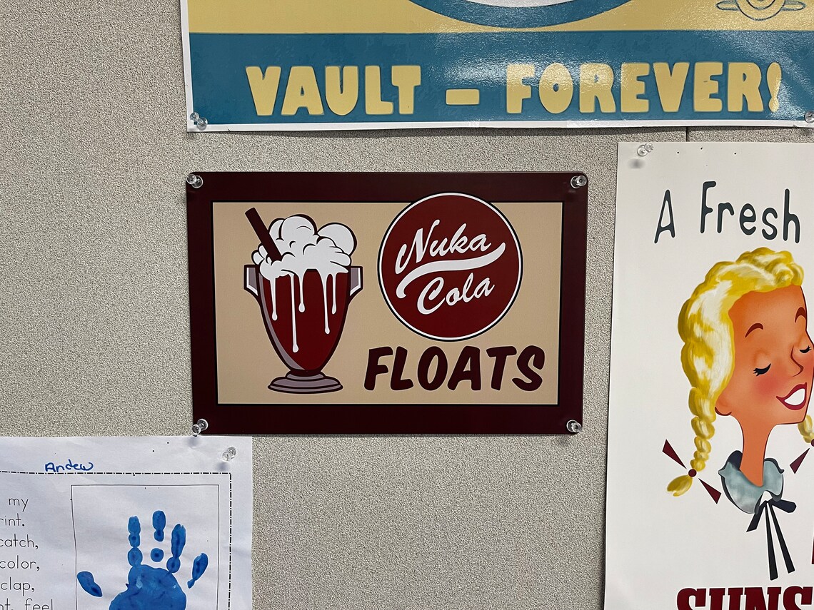 Nuka Cola Floats Sign - Etsy