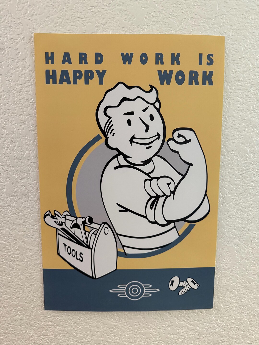 Hard Work - Vault Poster - Etsy