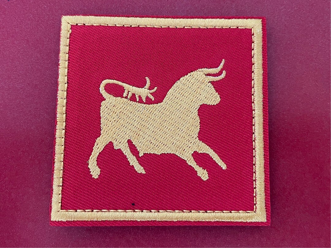 Caesar's Legion: Bull Patch With Hook and Loop Backing - Etsy