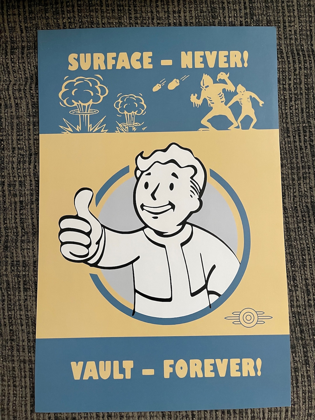 Surface Never - Vault Poster - Etsy
