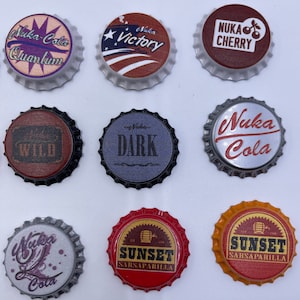 Nuka Cola Coasters Multiple Varieties - Etsy