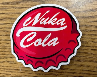 Nuka Cola Bottle Cap Sticker - Etsy