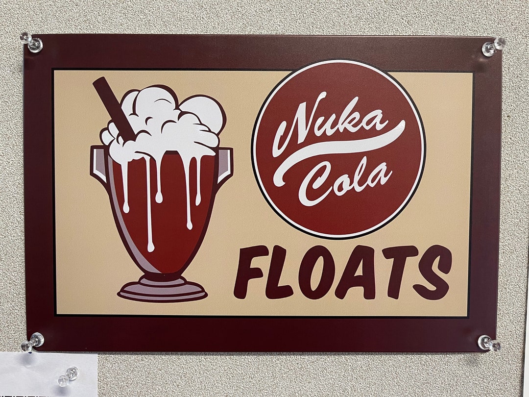 Nuka Cola Floats Sign - Etsy