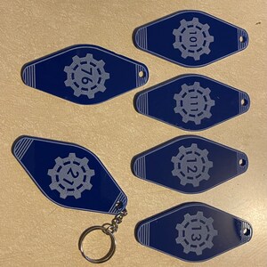 Vault-tec Vault Keychain - Etsy