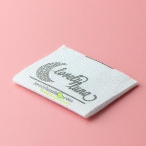 Custom Cotton Labels, Cotton Logo Label, Custom Cotton Care Labels ...