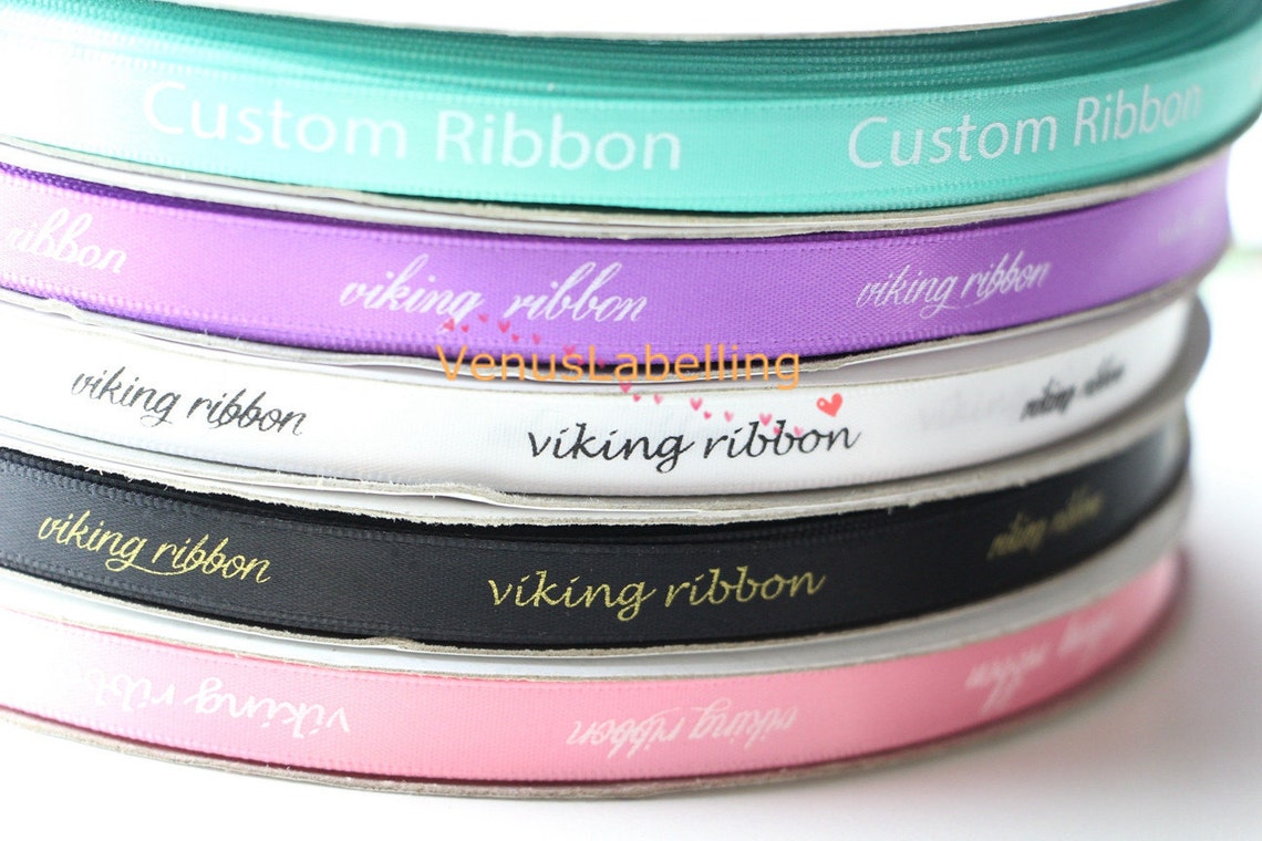 2 Roll, Free Express Post Ship Customized Ribbon, Same Design/color ...