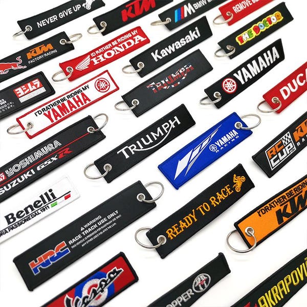 Motorcycle Keychain - Etsy