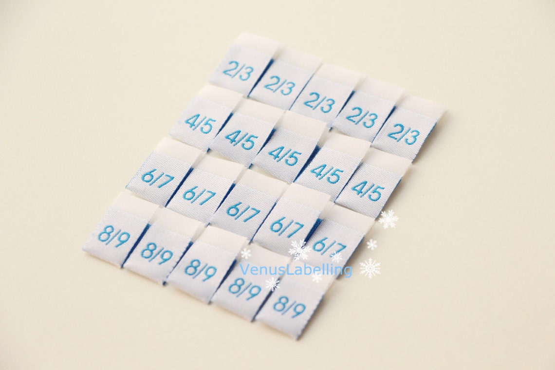 350 Free Post Pip Labels Neck Labels Woven Tags Personal - Etsy