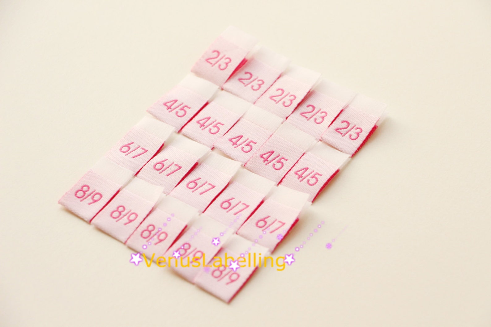 350 Free Post Pip Labels Neck Labels Woven Tags Personal - Etsy