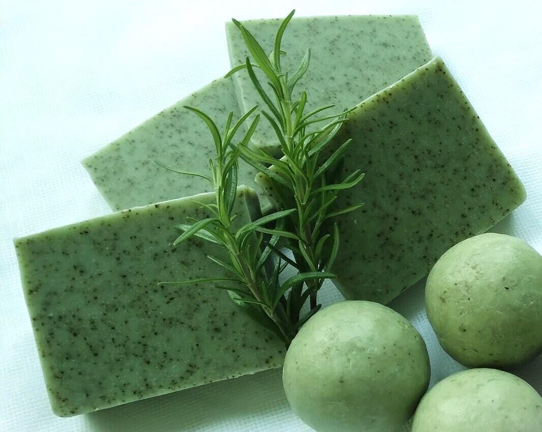 Organic Rosemary Soap Bars Rosemary Leaf Soap Bars Rosemary Herbal Soap ...