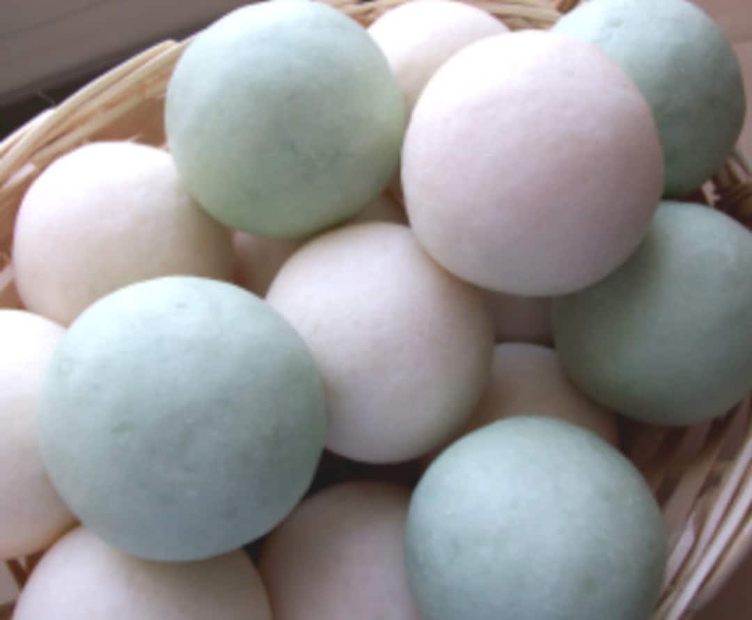 Peppermint Soap Balls - Peppermint Essential Oil Soap Balls - Mint ...