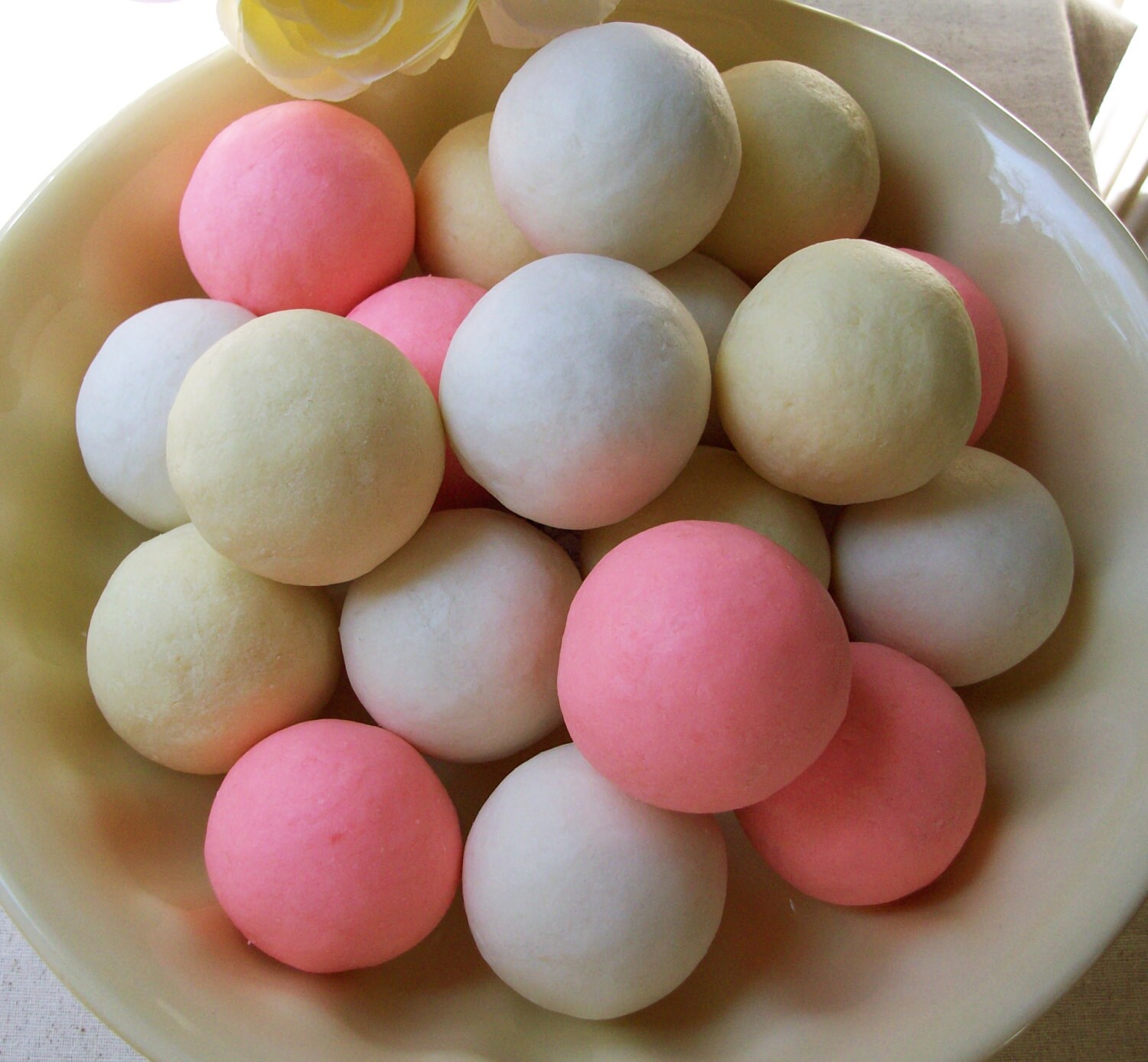 Colorful Soap Balls - Handmade Soap Balls - Pink Soap Balls - Yellow ...