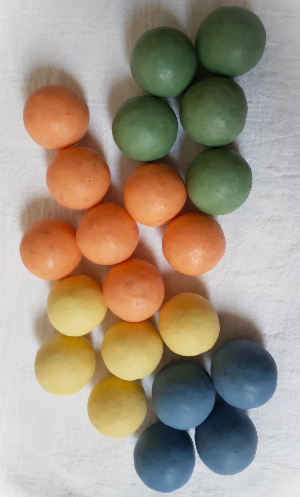 Orange Soap Balls - Sweet Orange Peach Oatmeal Soap Balls - Soap Balls ...