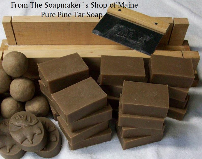Pure Pine Tar Soap Bars - Maine Pine Tar Soap Bars - Pure Pine Tar Soap ...