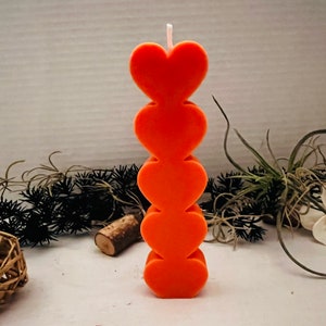 Stacked Hearts Candle - Etsy