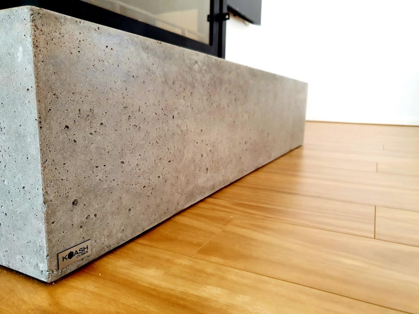 Concrete Fire Hearth 1.8m, Open Fire Stand, Fire Plinth, Fireplace ...