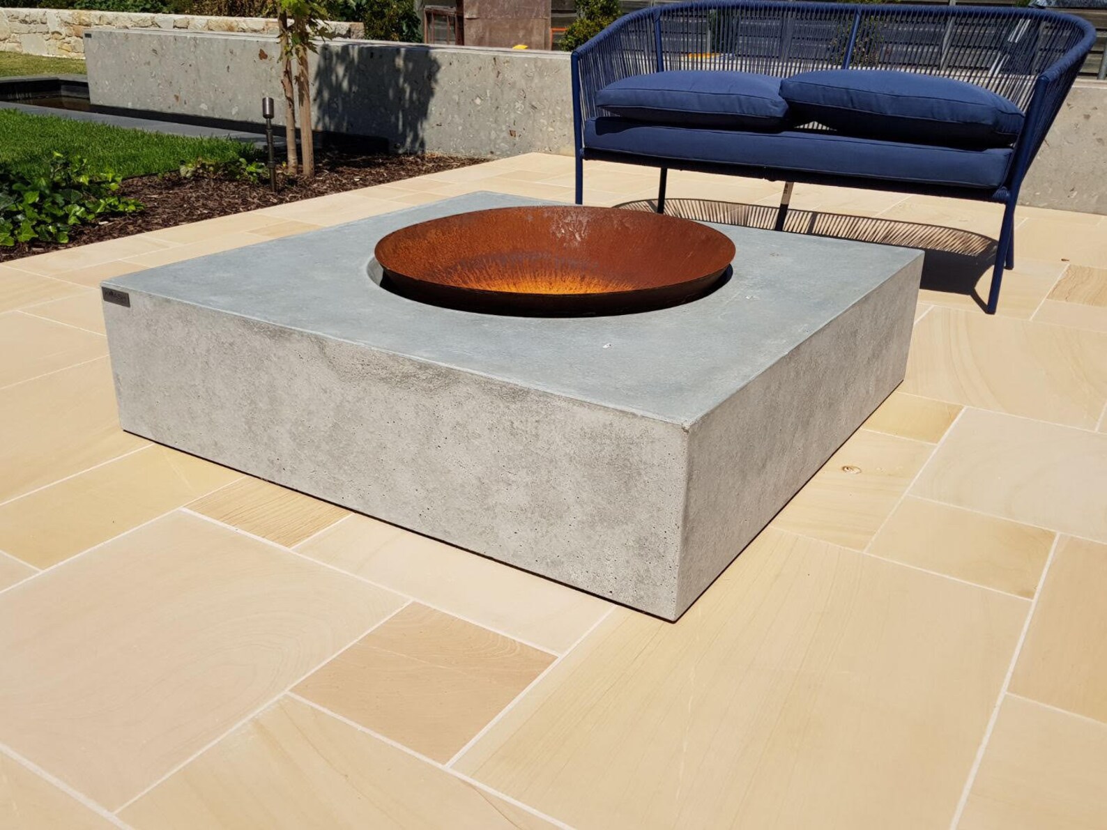 Concrete Fire Hearth 1.8m Open Fire Stand Fire Plinth - Etsy Australia