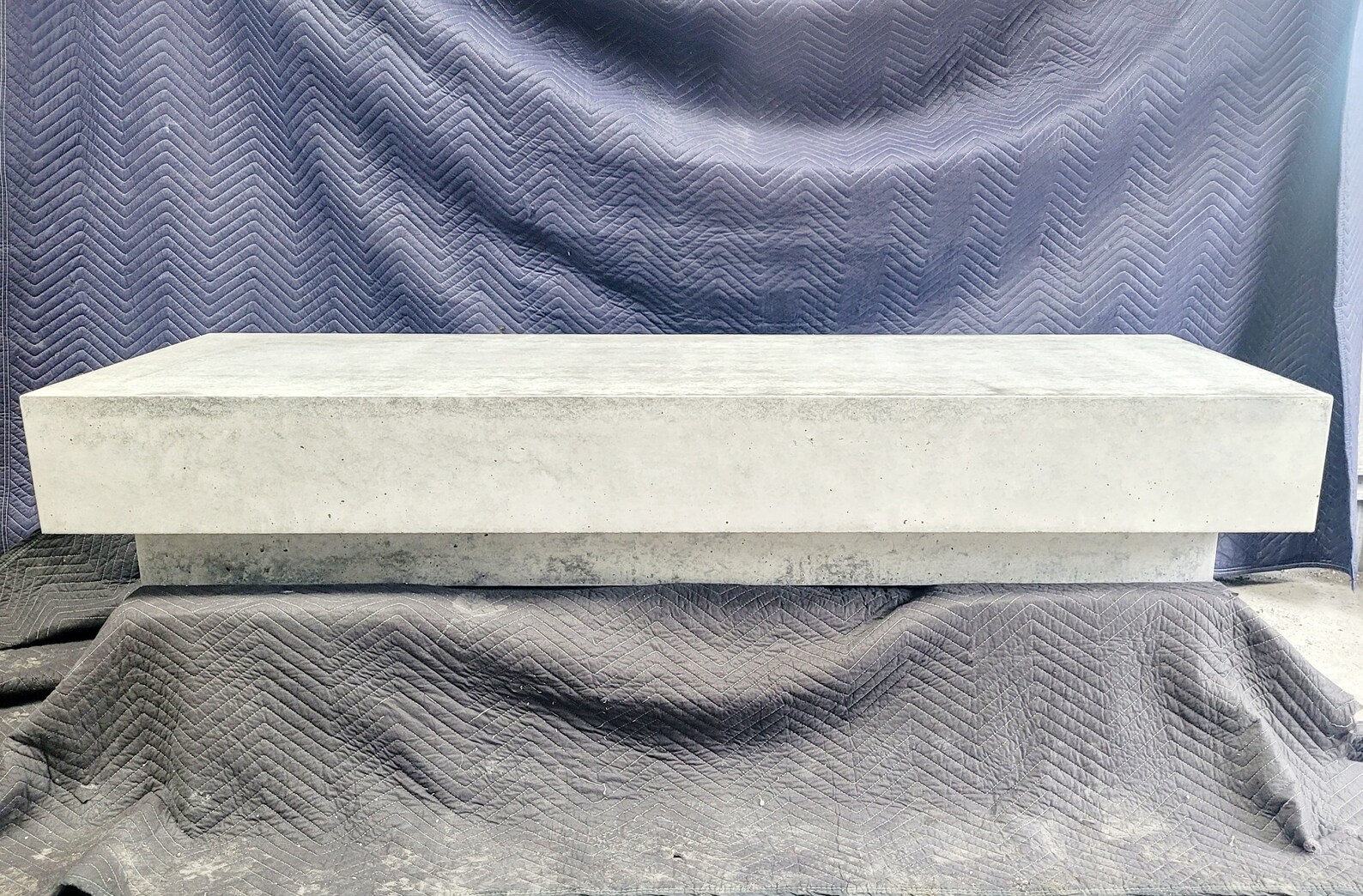 Concrete Fire Plinth, Open Fire Stand, Fire Hearth Bench. 2m Custom ...