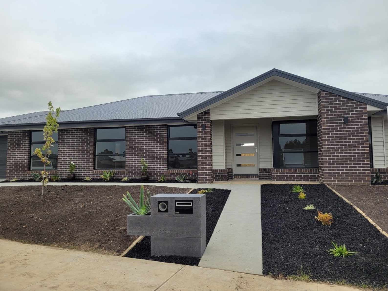 Concrete Letterbox, Custom 3 Piece Unique Handmade Letterbox With ...