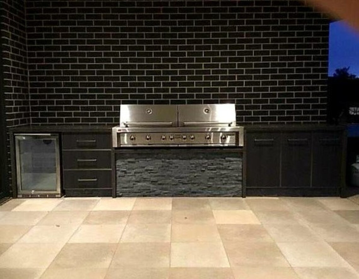 Polished Concrete Kitchen Counter Benchtop, Handmade Real Concrete ...