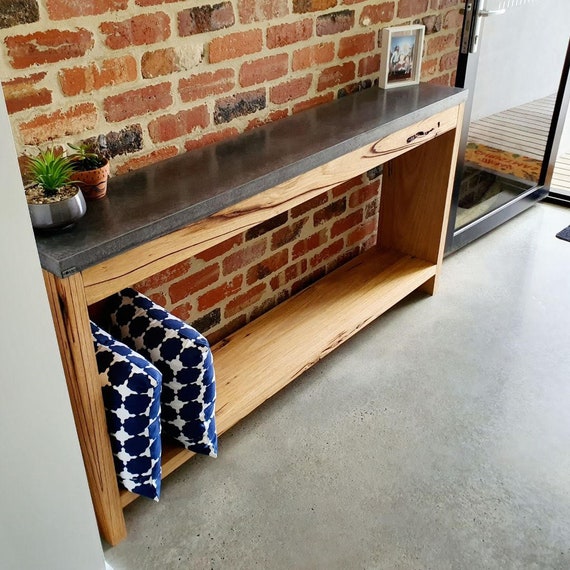 Timber hall table store