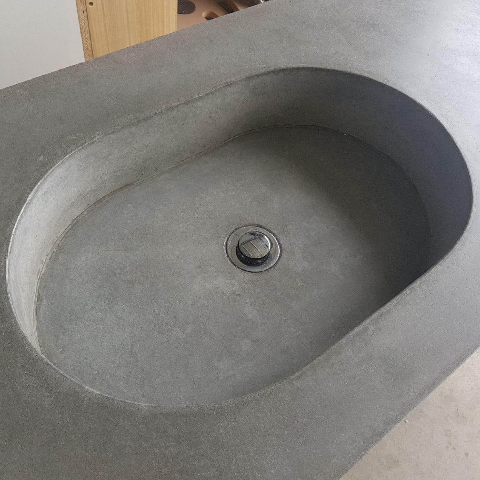 Concrete Vanity Basins, Rectangular Custom Handmade Real Concrete ...