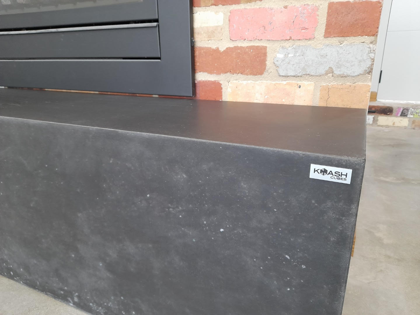 Large Concrete Plinth, Fire Hearth Bench, Open Fire Stand, Fireplace ...