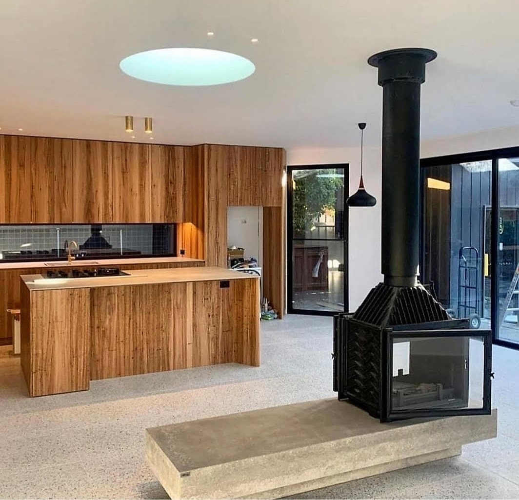 Large Concrete Plinth, Fire Hearth Bench, Open Fire Stand, Fireplace ...