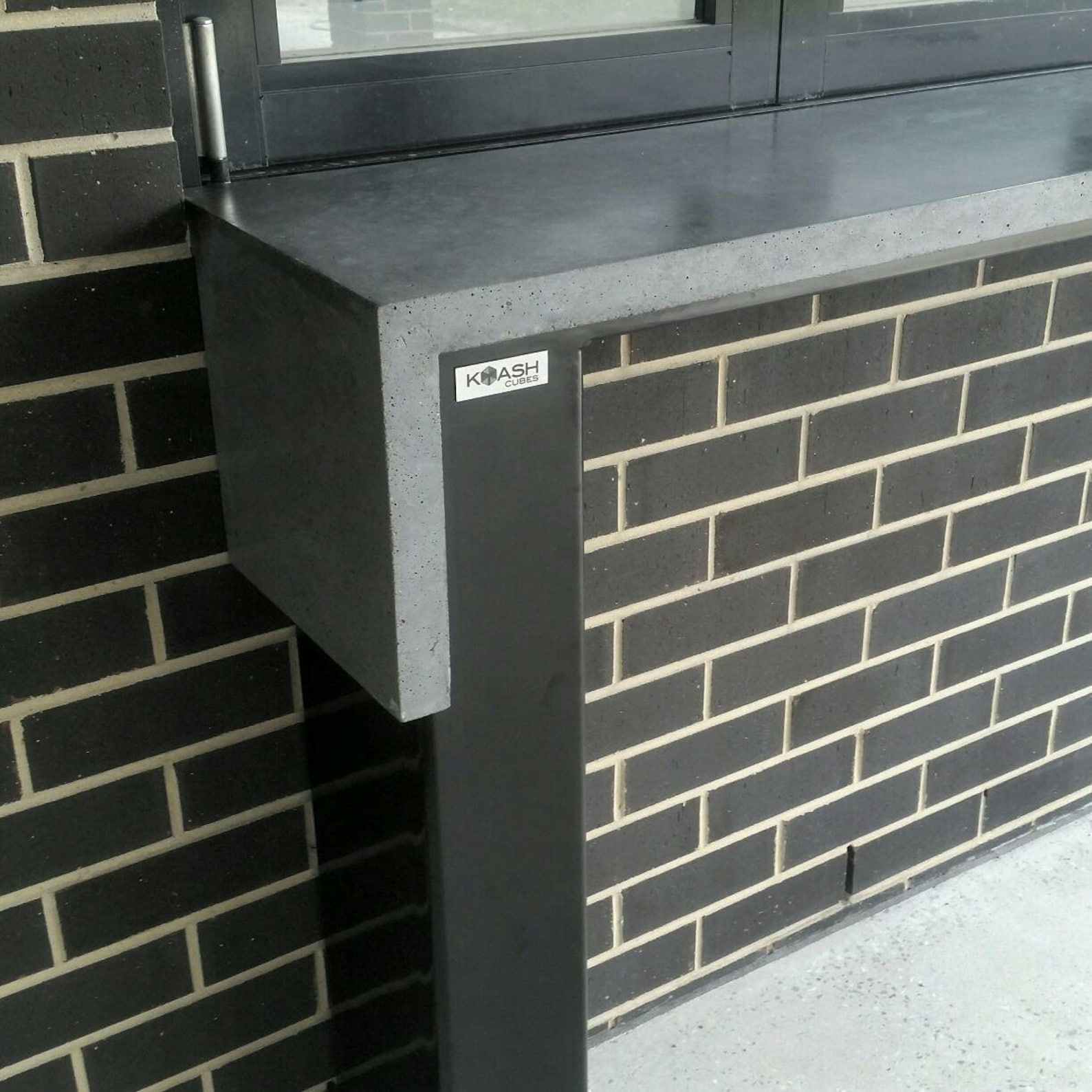 Concrete window servery bar bench/breakfast bar patio | Etsy