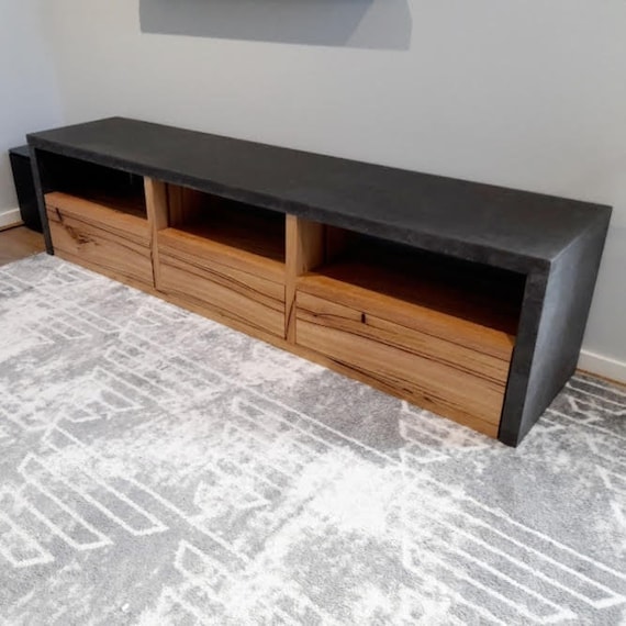 Concrete top tv unit store