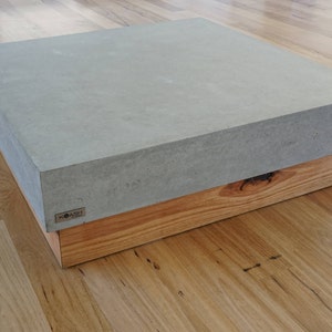 Concrete Coffee Table Exposed Aggregate 1 X 1m Modern, Bespoke Polished ...