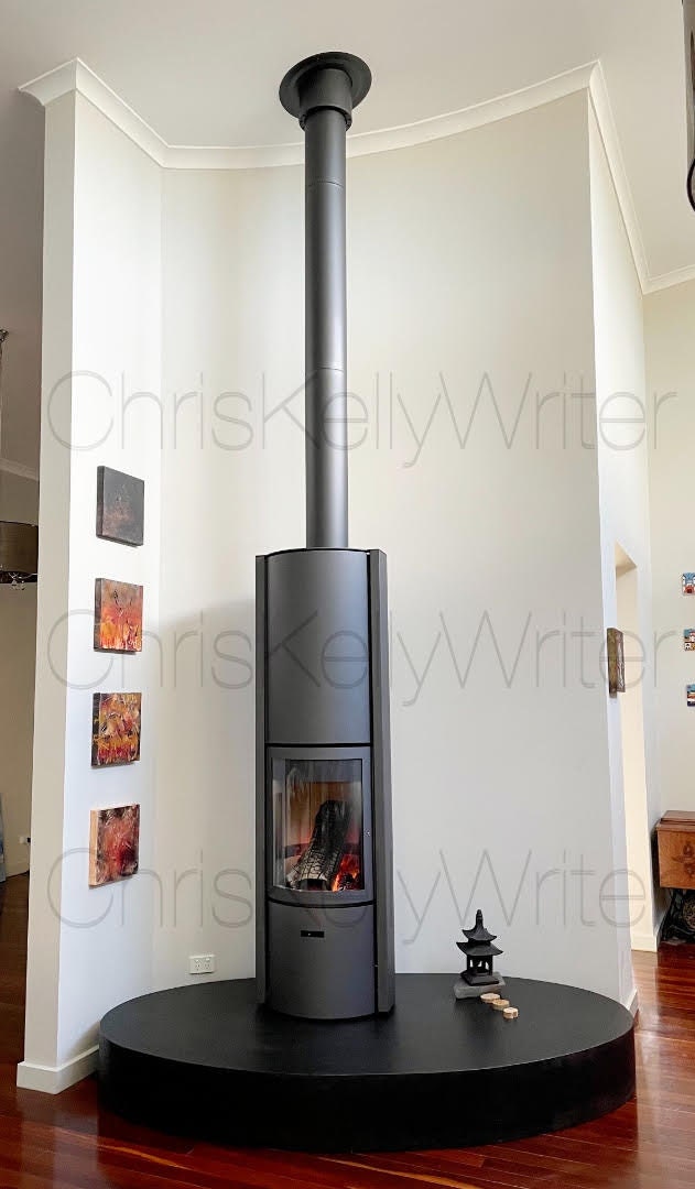 1.2m Concrete Fire Hearth, Open Fire Stand, Plinth, Fireplace Stand ...