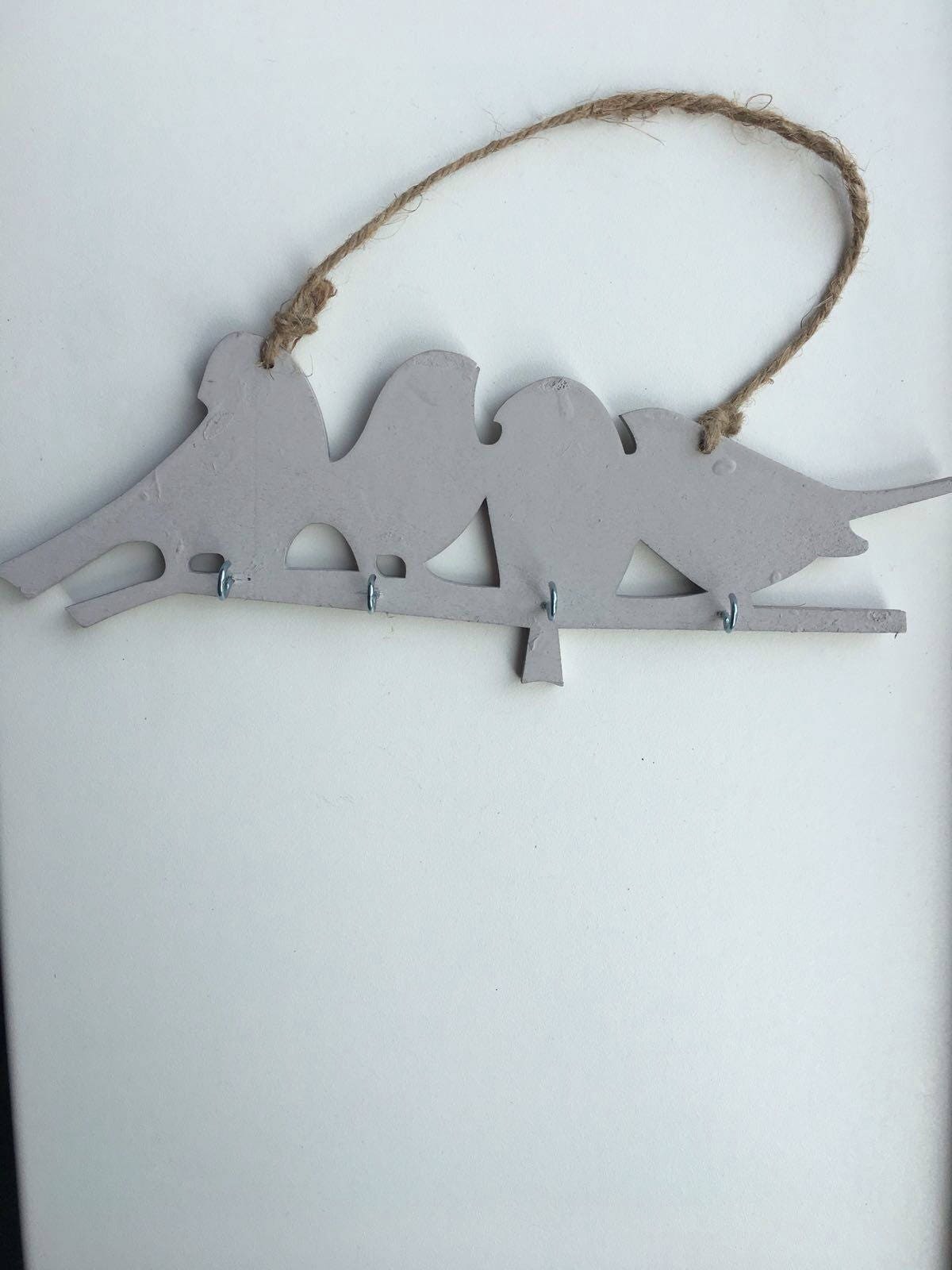 Wooden Rack Bird Rack Key Organiser Wall Rack Hallway - Etsy