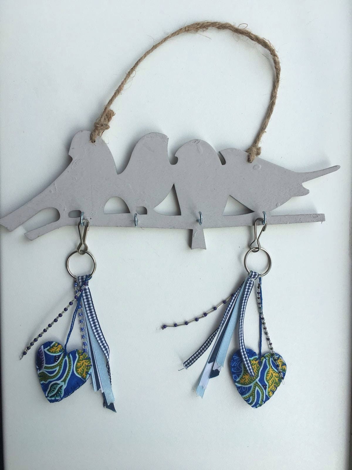 Wooden Rack Bird Rack Key Organiser Wall Rack Hallway - Etsy