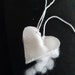 5 White Lace Hearts, Mini Hearts, Stuffed Hearts, White Heart Gift ...