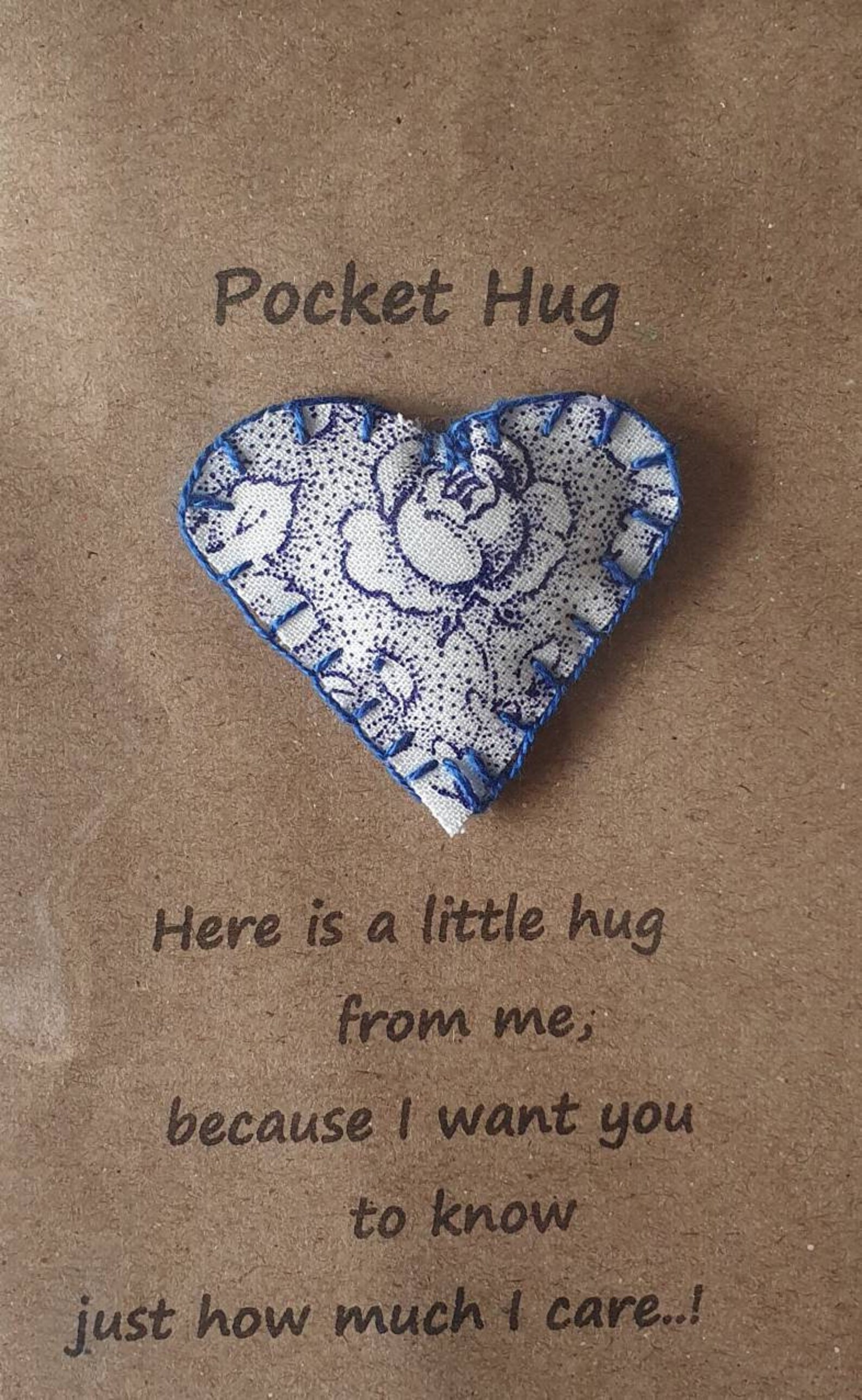Pocket Hug Gift Handmade Hug Pobox Hug Love You - Etsy