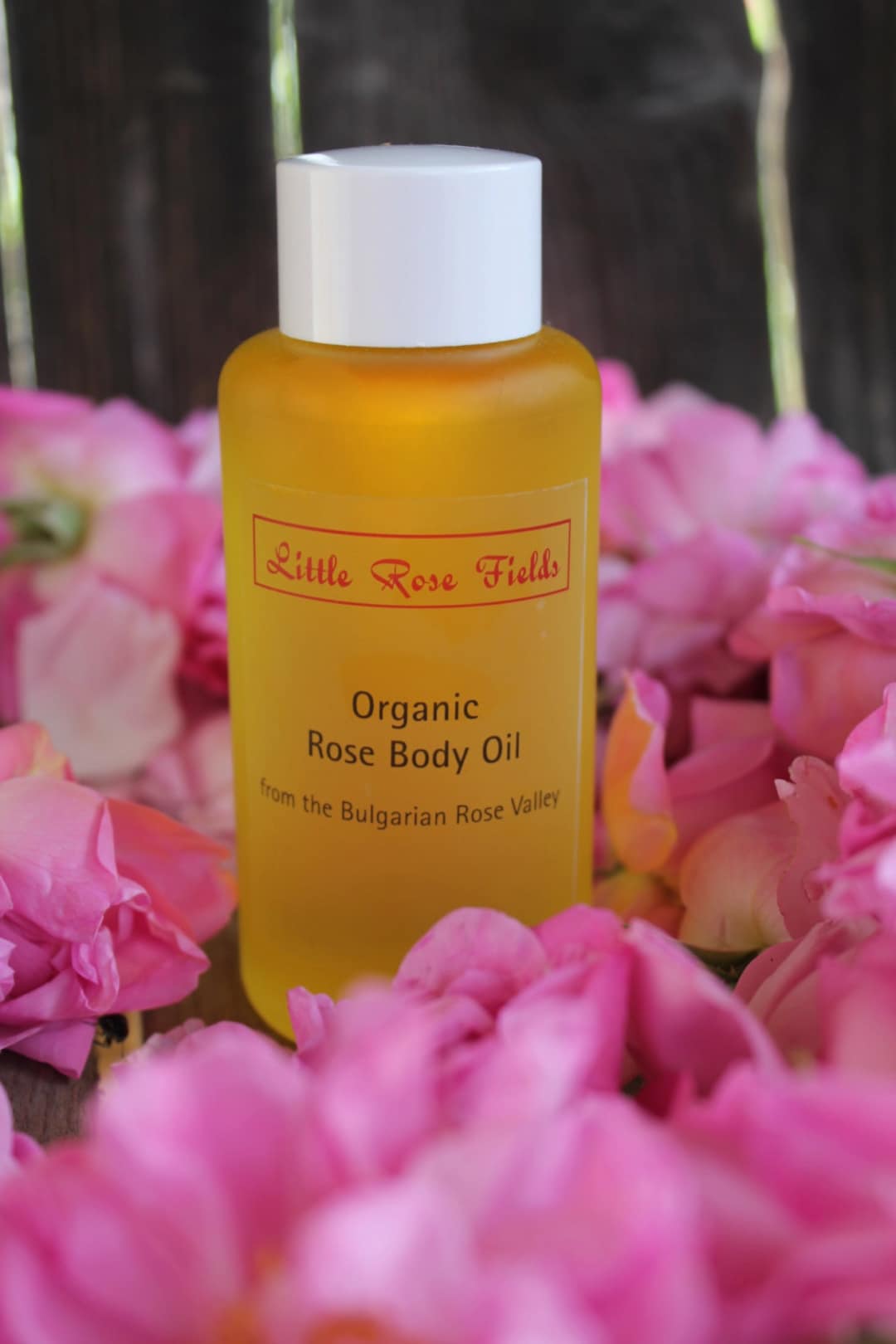Organic Rose Body Oil With Pure Organic Rose Essential Oil Rosa ...