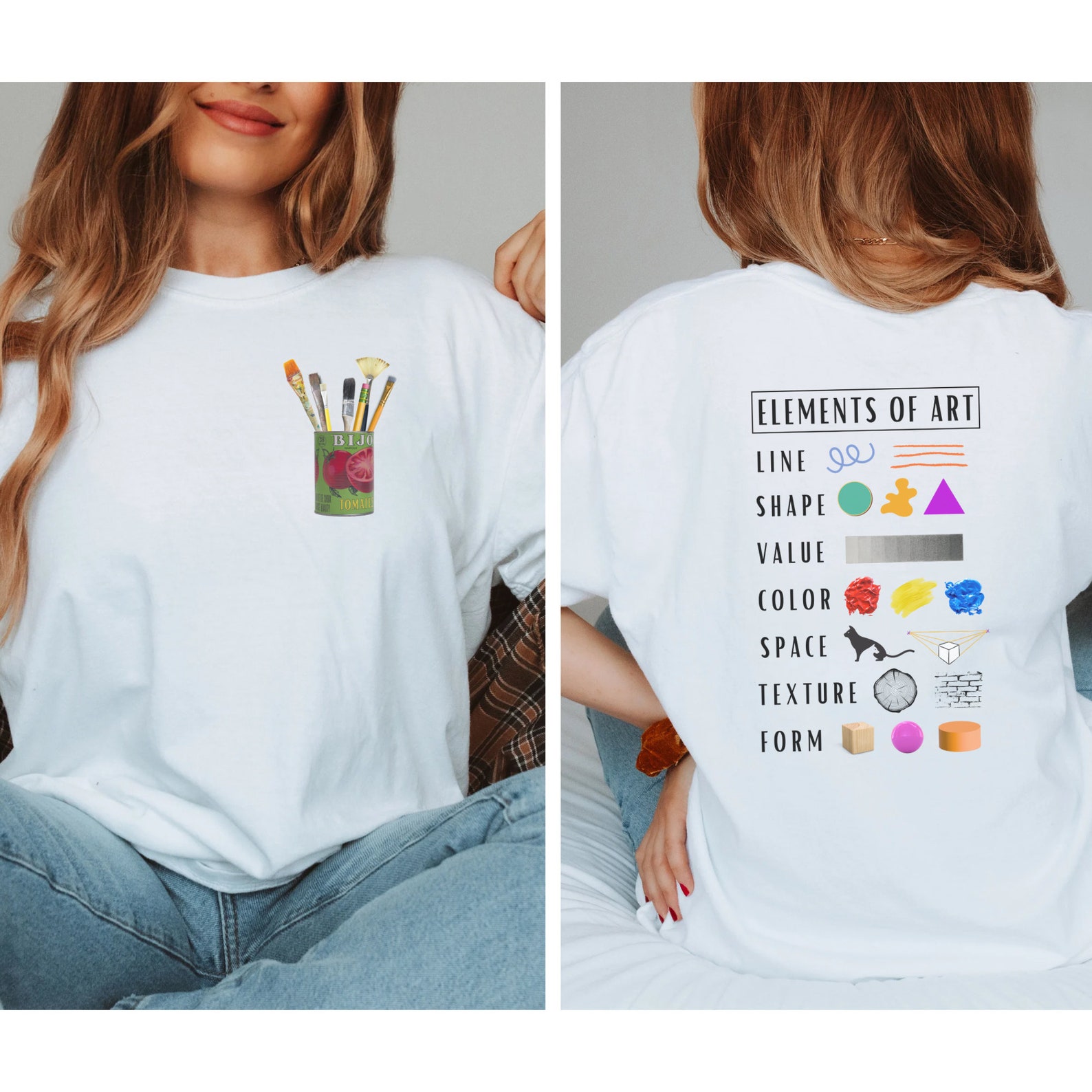 Art Teacher Gift Art Teacher Apparel Elements of Art Future Art Teacher ...